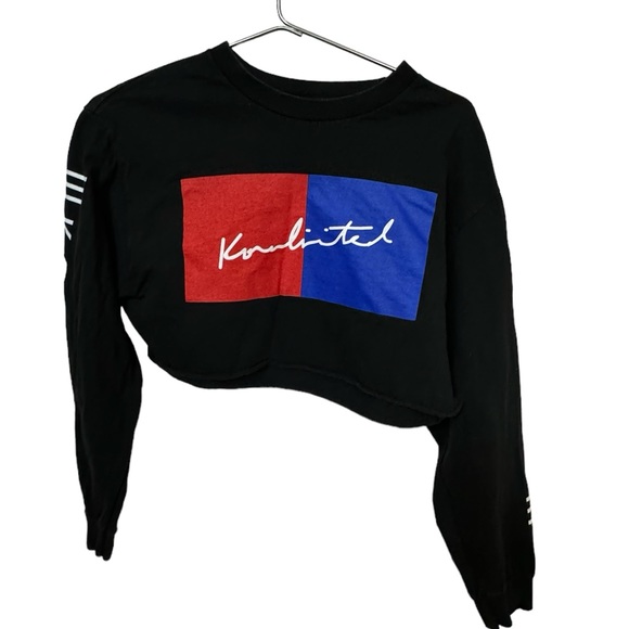kore Limited | Tops | Streetwear Kore Limited Cropped Long Sleeve ...